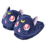 Gray Cat Slippers Chibi Cat House Slippers Cat Mom Gifts - RegisBox