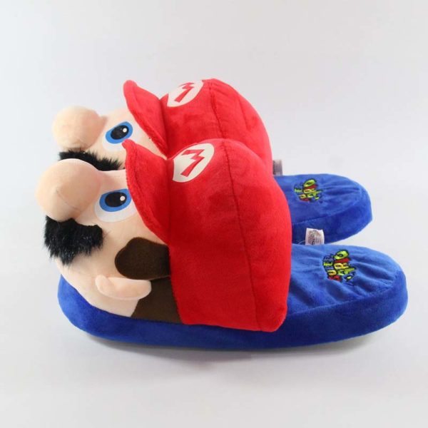 Mario Slippers Mario Plush House Slippers Super Mario Gifts - RegisBox
