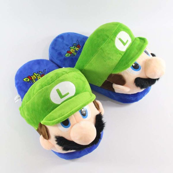 Mario Slippers Mario Plush House Slippers Super Mario Gifts - RegisBox