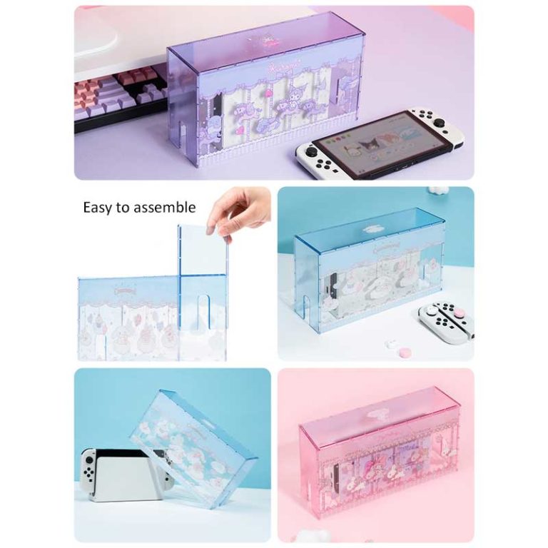 Official Licensed Cute Switch Dust Cover Acrylic Switch OLED Display ...
