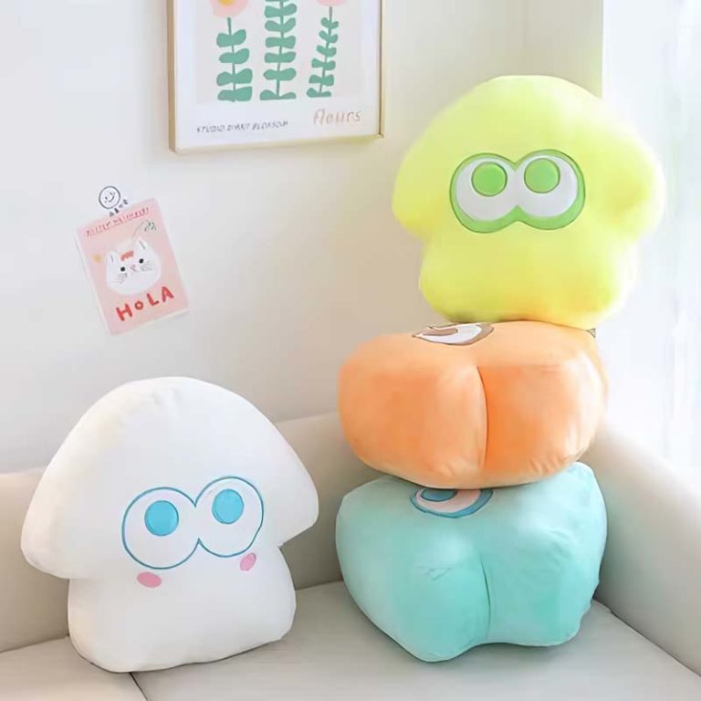 Splatoon Plush Toy Squid Stuffed Toy Cute Splatoon Cushion Pillow ...