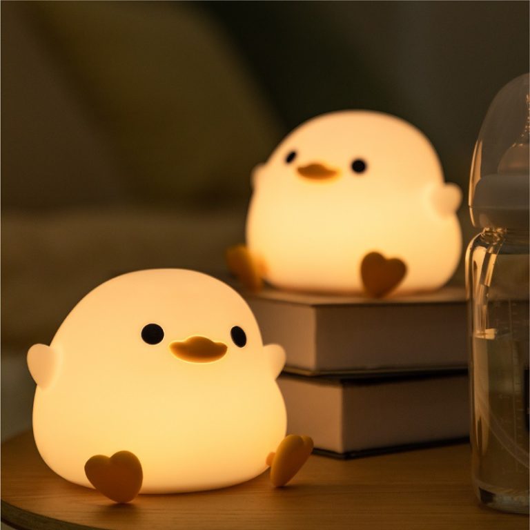 Rechargeable Duck Night Light Cute Duck Lamp LED Lights Bedroom Lamp ...