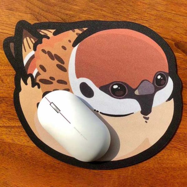 Chibi Bird Mouse Pads Cute Cockatiel Parrot Owl Sparrow - RegisBox