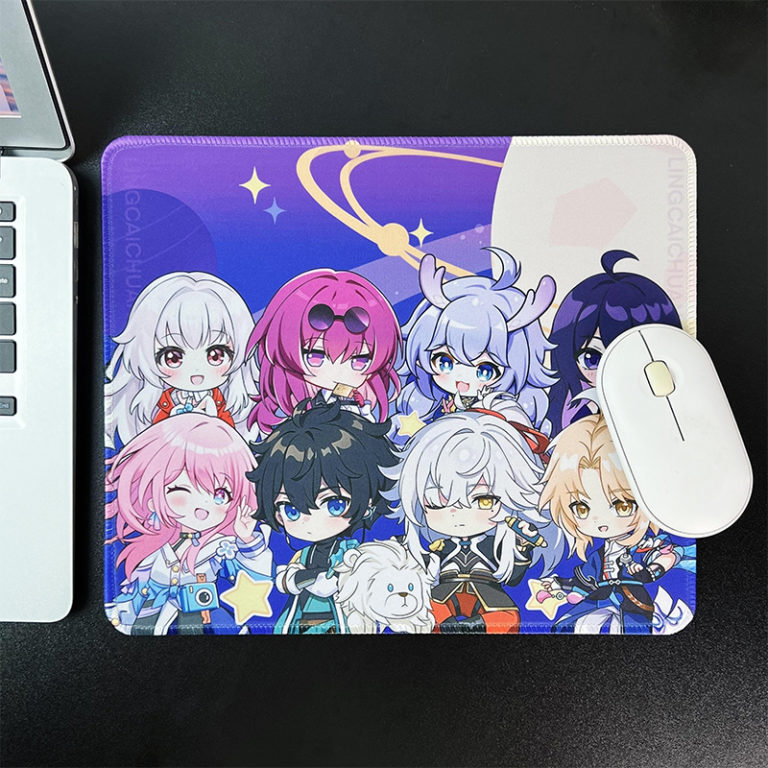 Chibi Honkai Star Rail Mouse Pad Cute HSR Gaming Desk Mat - RegisBox