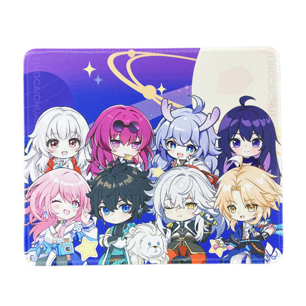 Chibi Honkai Star Rail Mouse Pad Cute HSR Gaming Desk Mat - RegisBox