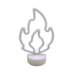 Fire Neon LED Night Lights Pyro Flame Desktop Lamp - RegisBox