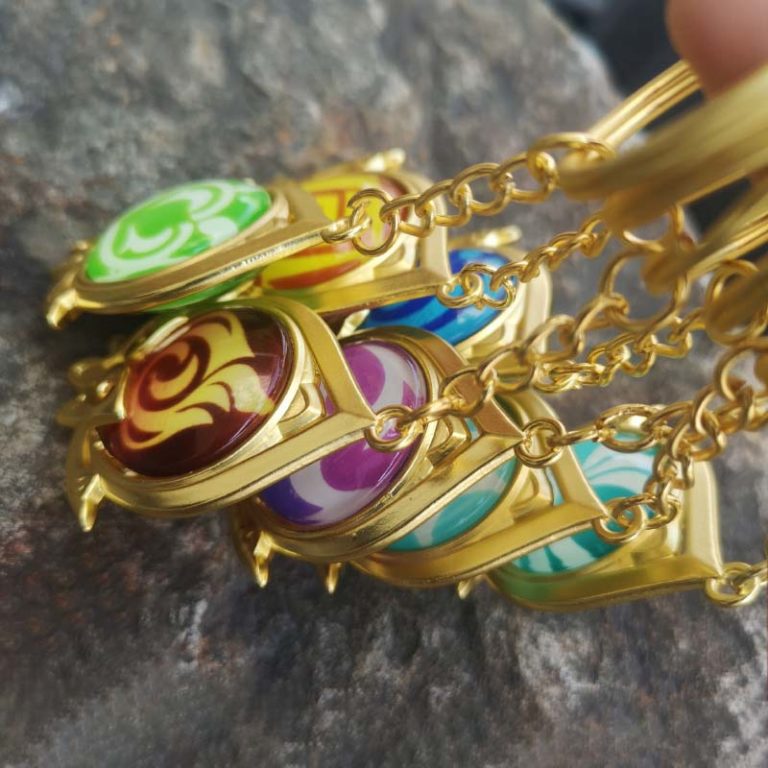 Liyue Vision Key Chain Genshin Impact Gift For Teyvat Travelers - RegisBox