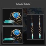 Glowing Nilou Vision Keychain Hydro Genshin Impact Gift - RegisBox