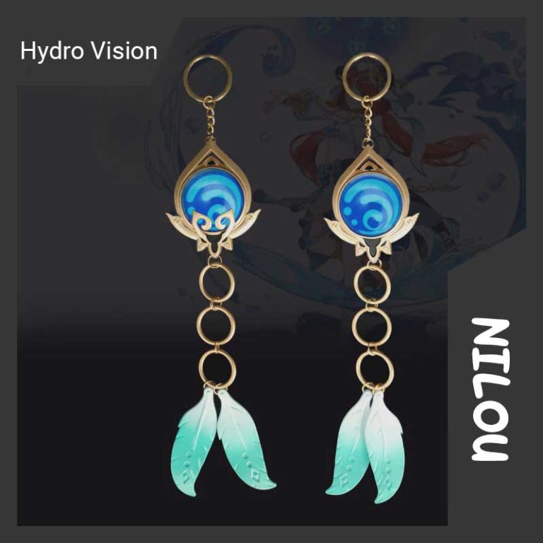 Glowing Nilou Vision Keychain Hydro Genshin Impact Gift - RegisBox