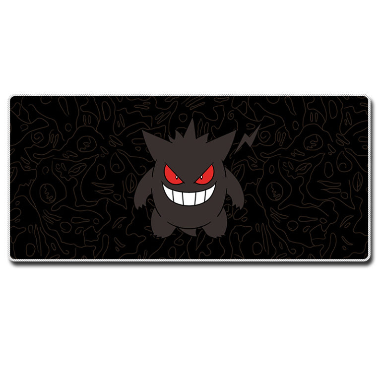 Black Pika Mew Mouse Pads Anime Gaming Mouse Mat Gastly Evolution ...