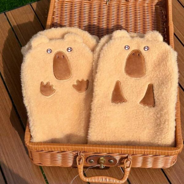 Capybara Wrist Rest Cute Capybara Room Decor Animal Mouse Pad - RegisBox