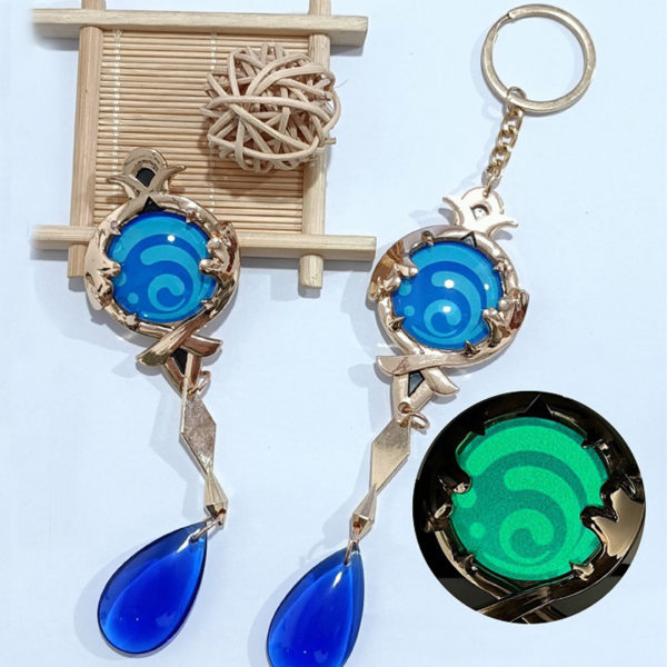 Furina Vision Keychain Hydro Genshin Impact Hydro Archon Furina Cosplay ...