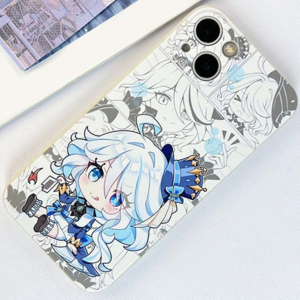 Genshin Impact Furina Phone Case Chibi Furina Art Hydro Archon IPhone ...