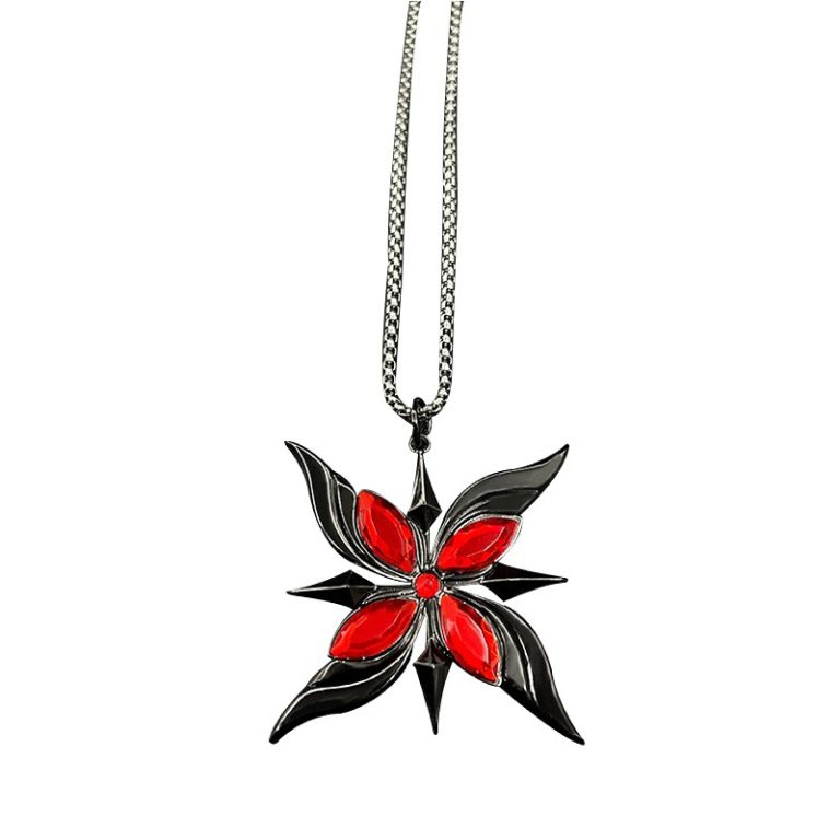 Arlecchino Keychain Necklace Genshin Impact Fatui Harbingers The Knave ...