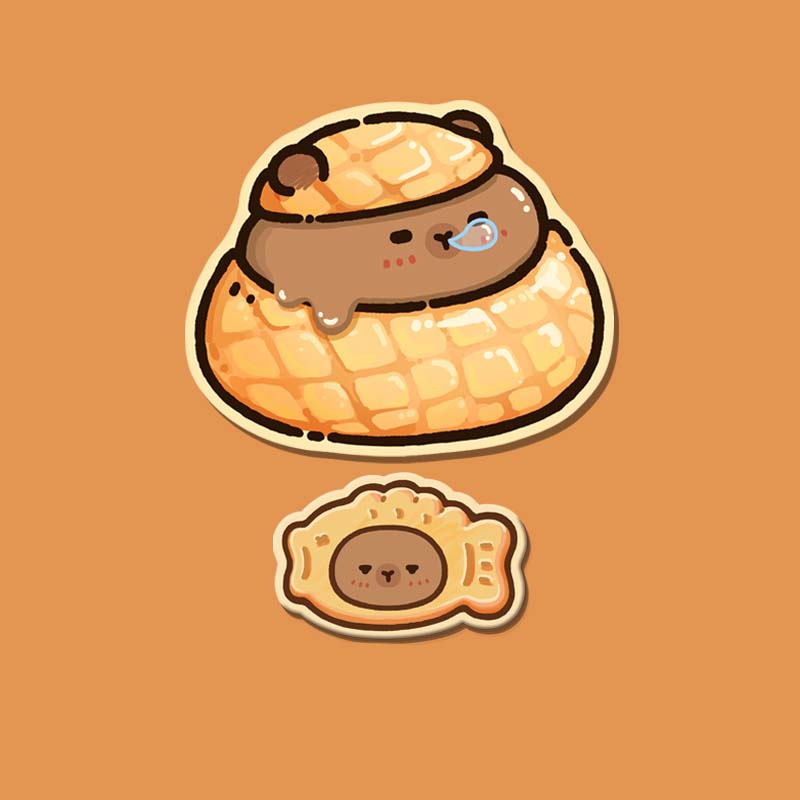 Capybara Wrist Rest Cute Capybara Room Decor Animal Mouse Pad - RegisBox