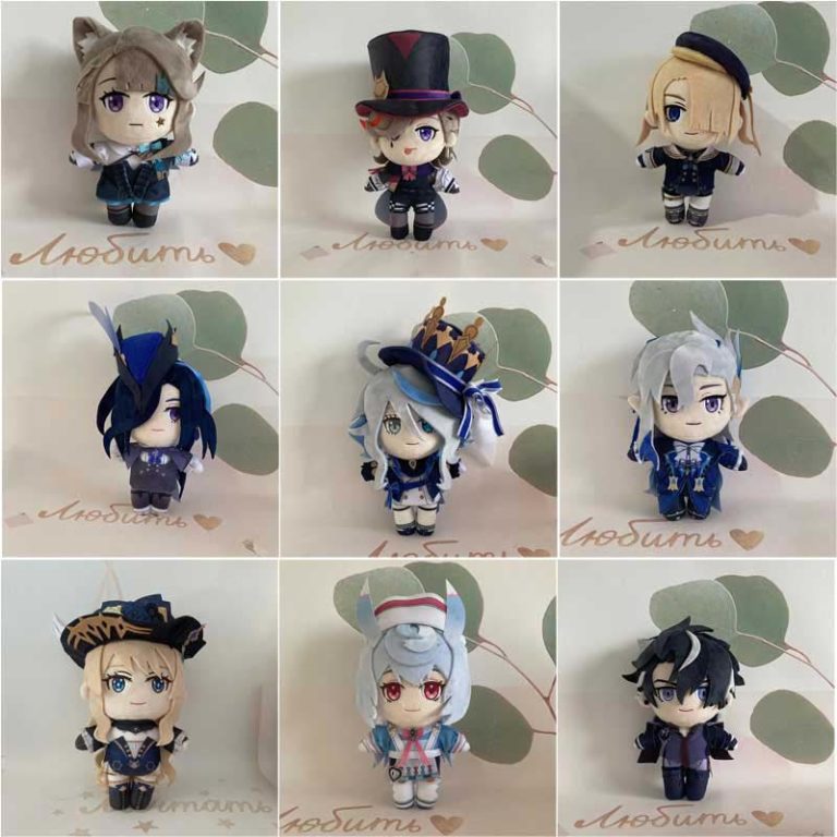 Genshin Fontaine Plush Dolls 8 In Genshin Impact Plushies - RegisBox