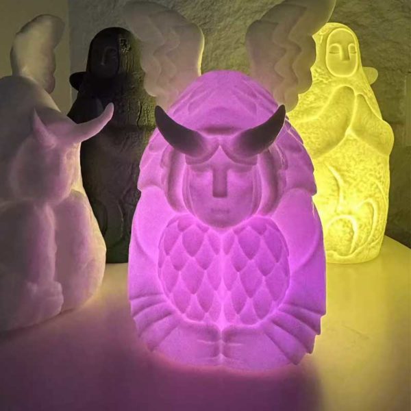 LED Hylia Goddess Statue Lamp Zelda TOTK BOTW Horned Statue Night ... LED Hylia Goddess Statue Lamp Zelda TOTK BOTW Horned Statue Night ...