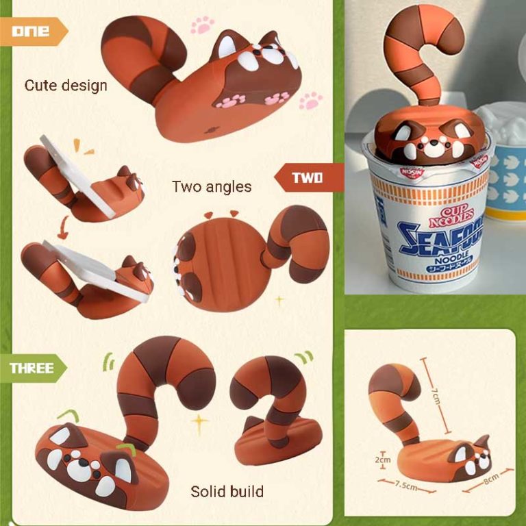Red Panda Phone Holder Stand Cute Lesser Panda Switch OLED Stand - RegisBox