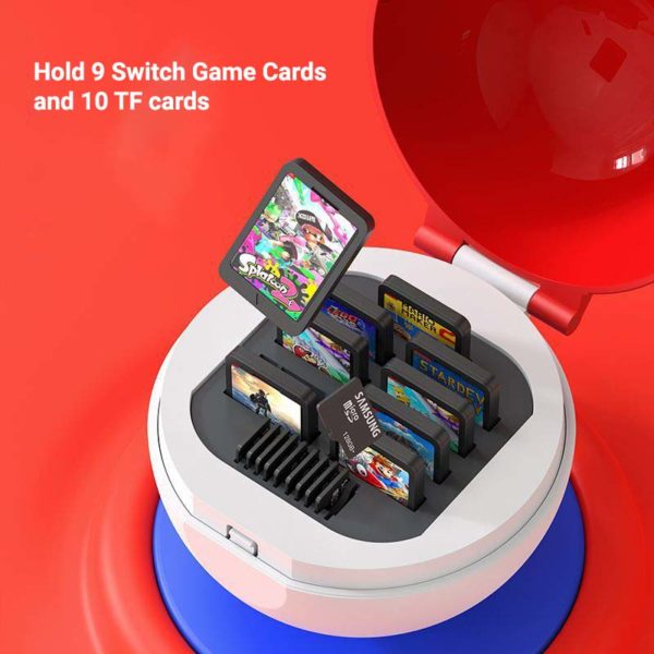 Roly-Poly Pokeball Game Case Switch Game Card Holder - RegisBox