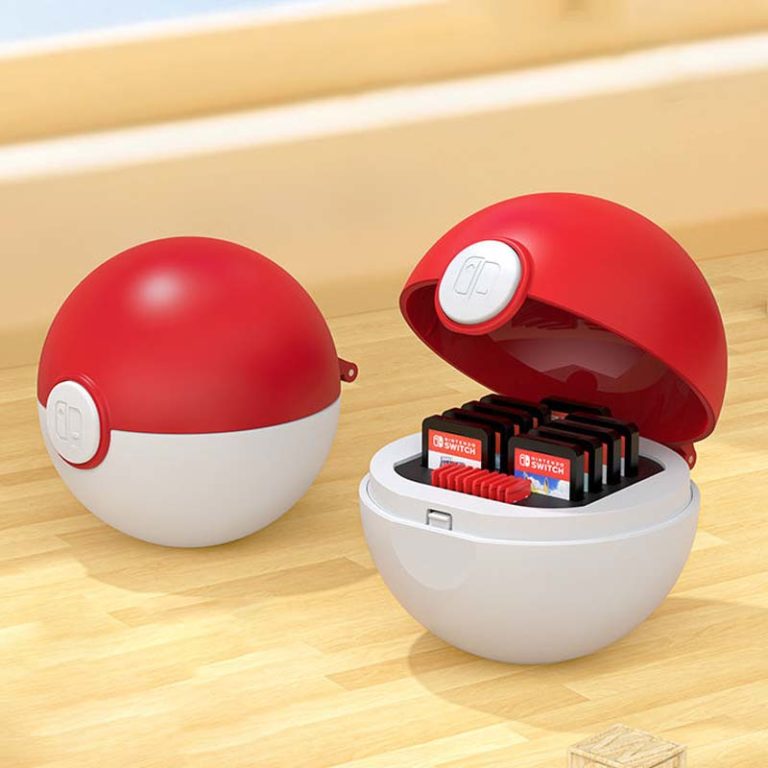Roly-Poly Pokeball Game Case Switch Game Card Holder - RegisBox