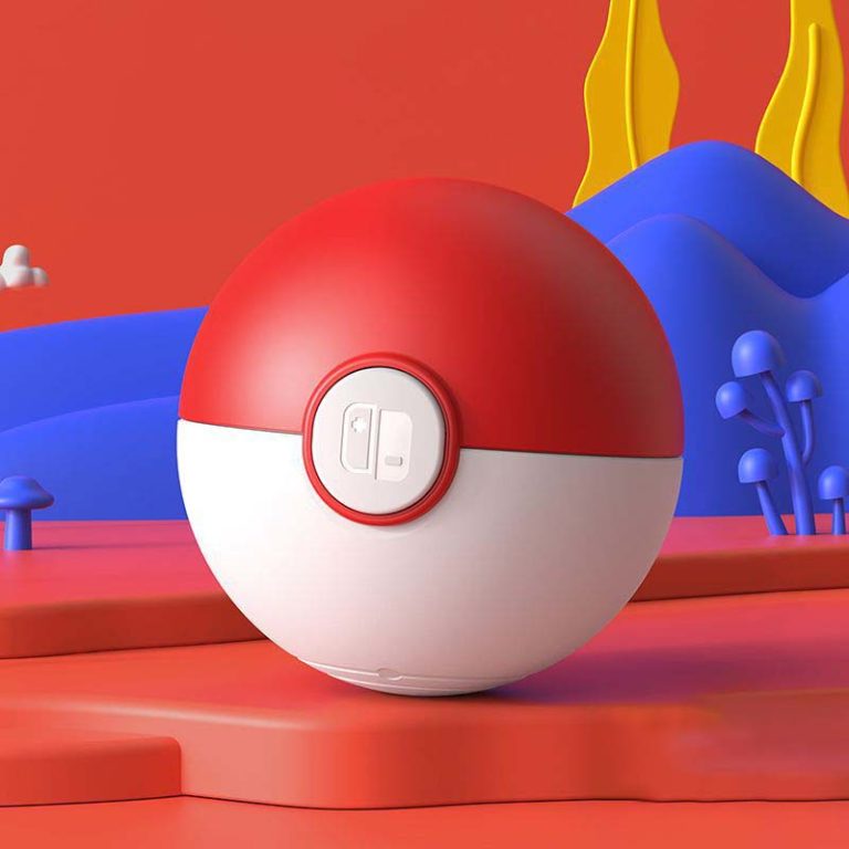 Roly-Poly Pokeball Game Case Switch Game Card Holder - RegisBox