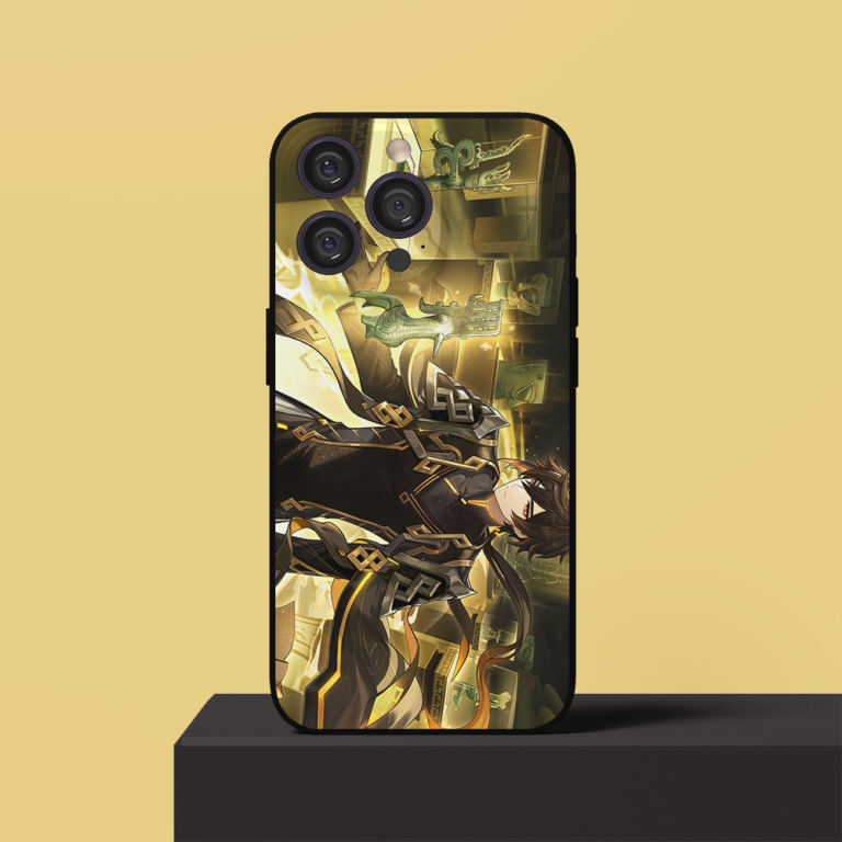 Zhongli Phone Case Zhongli X Sanxingdui Ruins Collab Art Genshin Impact ...