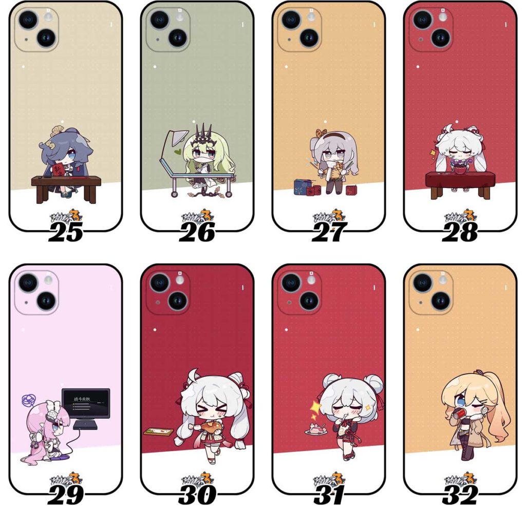 Chibi Honkai Impact 3 Phone Cases Honkai Valkyries Samsung Google Sony ...