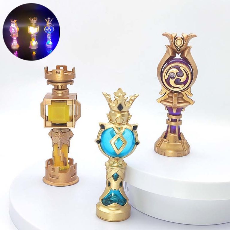 Genshin Impact Gnosis Figure Gnoses LED Lights Archon Genshin Decor ...