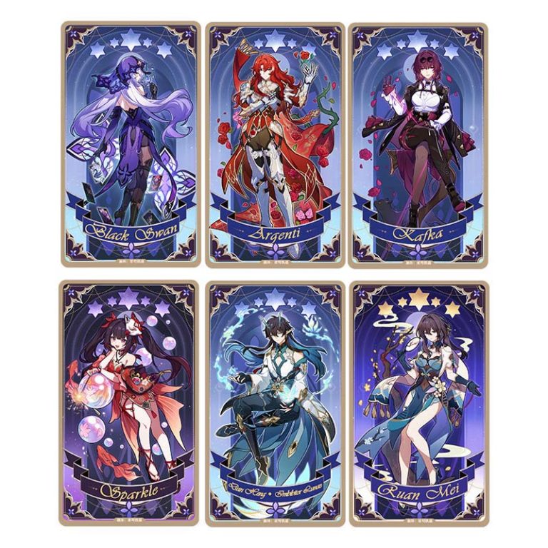 HSR Holographic Tarot Card Honkai Star Rail Acrylic Collectibles - RegisBox