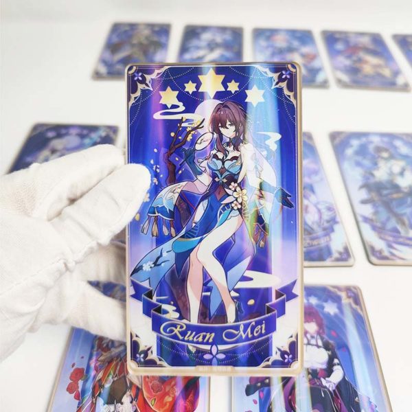 HSR Holographic Tarot Card Honkai Star Rail Acrylic Collectibles - RegisBox