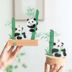 Panda LED Lamp Cute Panda Bamboo Bedroom Lights Housewarming Gifts ...