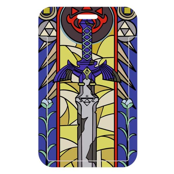 Zelda Badge Holder Sheikah Slate BOTW TOTK Purah Pad Keychain Card ...