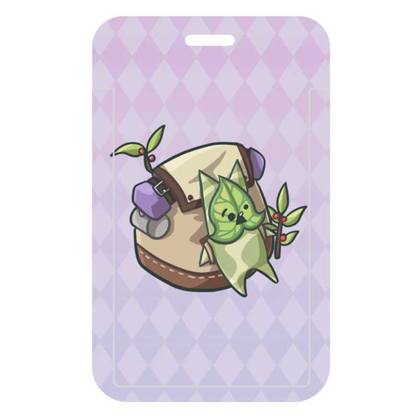 Zelda Badge Holder Sheikah Slate BOTW TOTK Purah Pad Keychain Card ...