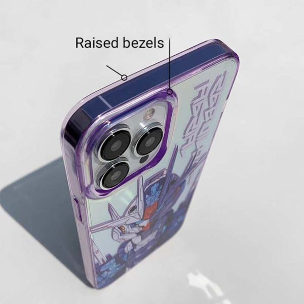 Holographic Mecha Robot IPhone Cases Mecha Anime Lover Gifts - RegisBox