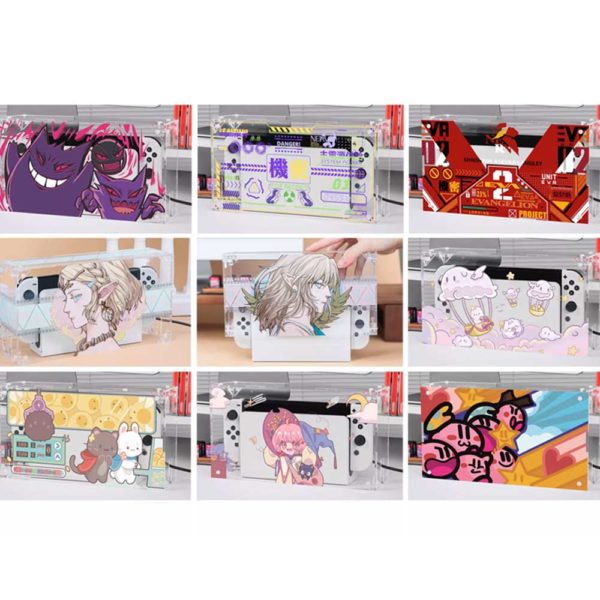 Anime Switch Dust Cover Switch OLED Acrylic Display Covers - RegisBox