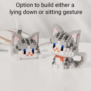 Cute Cat Building Blocks Kawaii Cat Toy Blocks - RegisBox