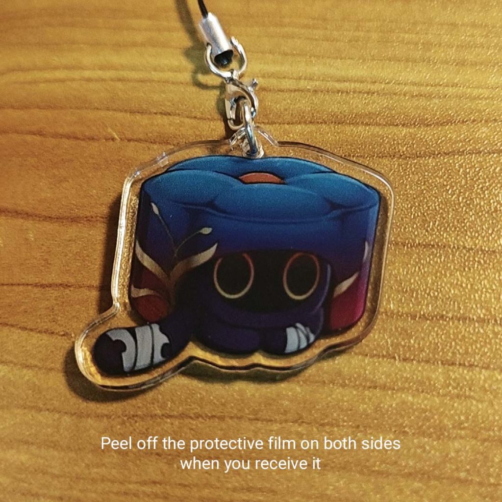 HSR Cat Cake Phone Charm Honkai Star Rail Cat Key Ring - RegisBox