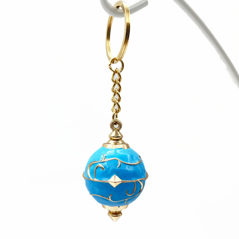 Metal Pal Sphere Keychain Palworld Key Rings - RegisBox