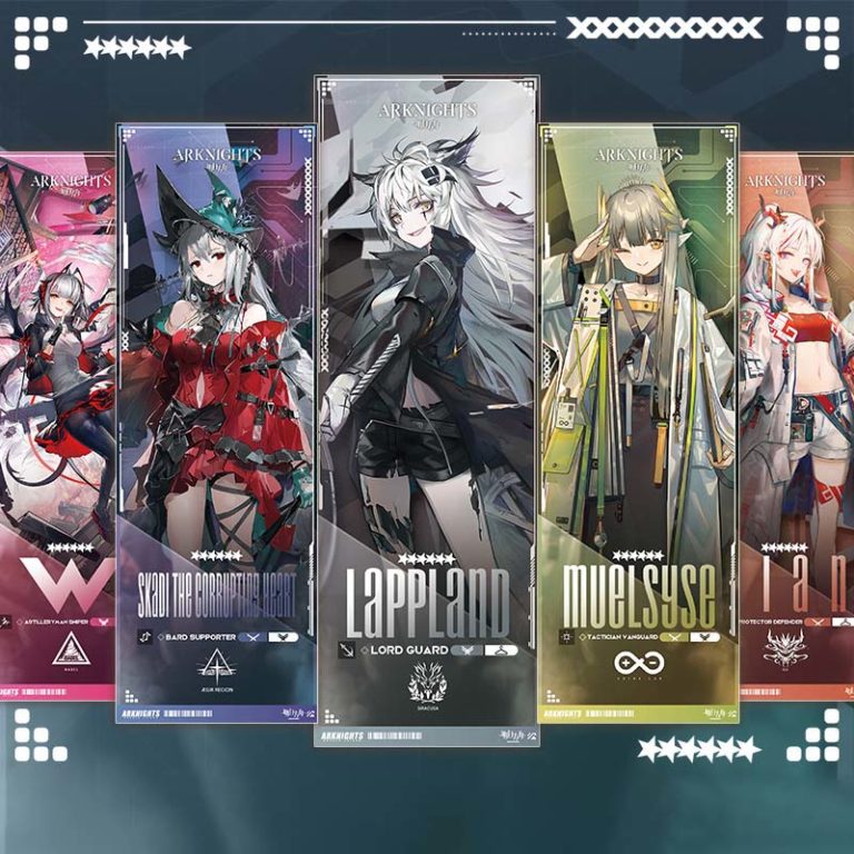 Holographic Arknights Ticket Stub Arknights Bookmarks Collectibles ...