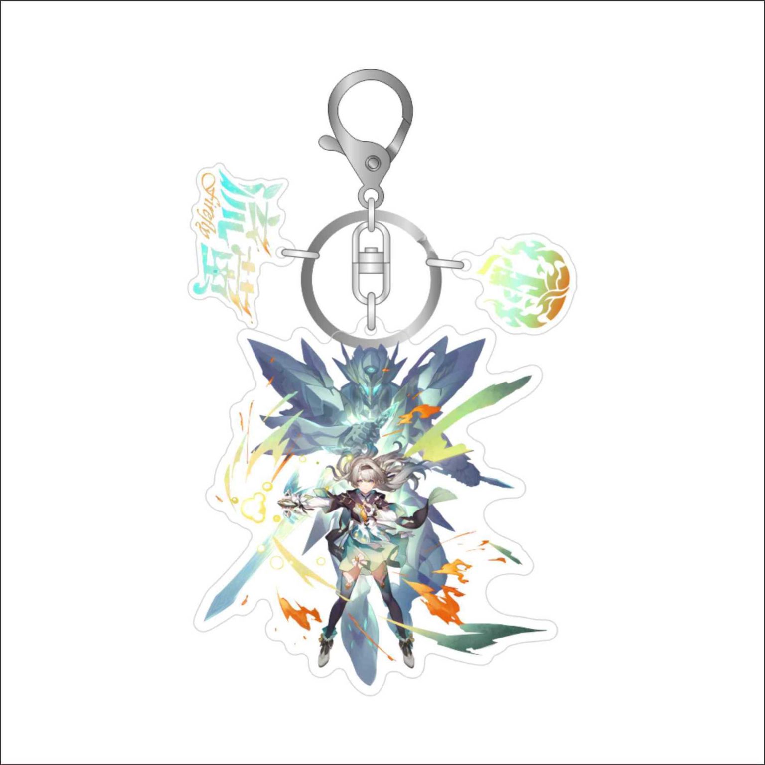 HSR Firefly Merch Set Honkai Star Rail Firefly Pin Badge Sam Keychain ...