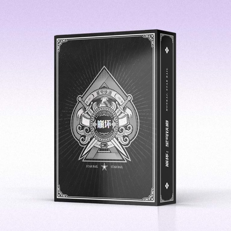 HSR Poker Cards Holographic Honkai Star Rail Playing Cards 57PCS - RegisBox