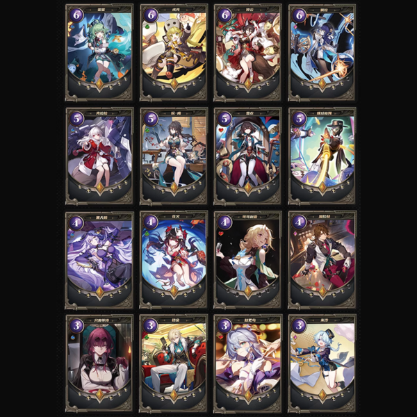 HSR Poker Cards Holographic Honkai Star Rail Playing Cards 57PCS - RegisBox