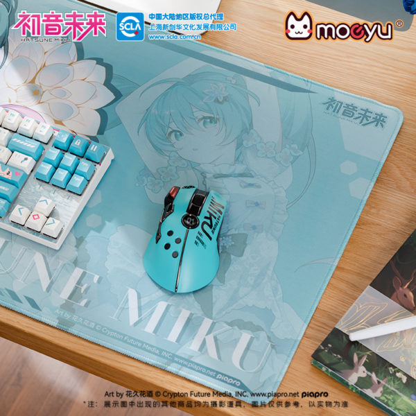 Official Floral Miku Desk Mat Hatsune Miku Gaming Mousepad - RegisBox