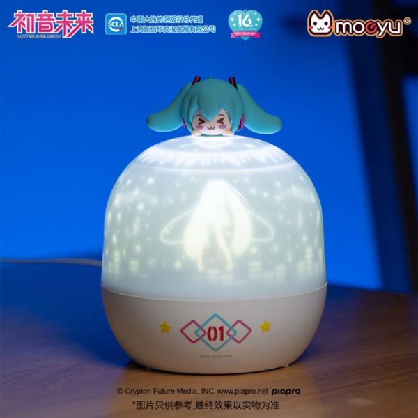 Official Miku LED Light Projector Hatsune Miku Game Room Decor - RegisBox