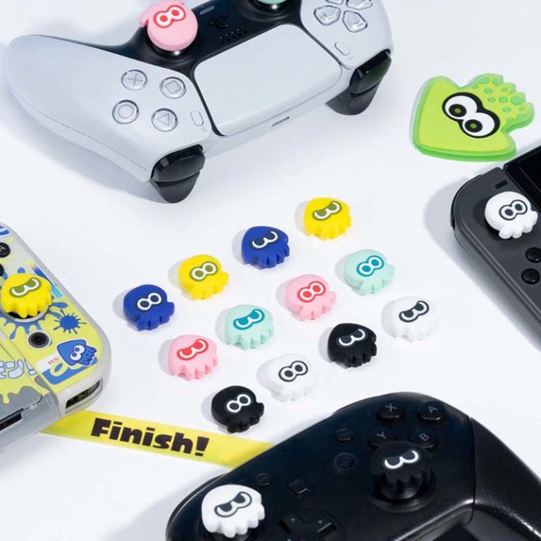 Splatoon PS5 Thumb Grips Splatoon 3 Xbox Switch PRO Joystick Caps ...