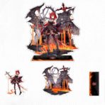 Surtr Acrylic Stand Arknights Surtr Figure Standee - RegisBox