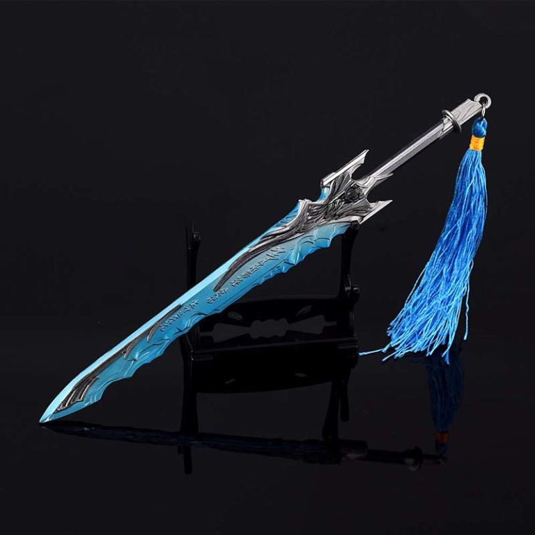 WuWa Lustrous Razor Metal Sword Model Wuthering Waves Jiyan Weapon ...