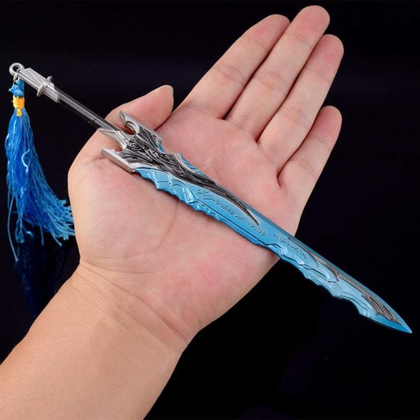 WuWa Lustrous Razor Metal Sword Model Wuthering Waves Jiyan Weapon ...