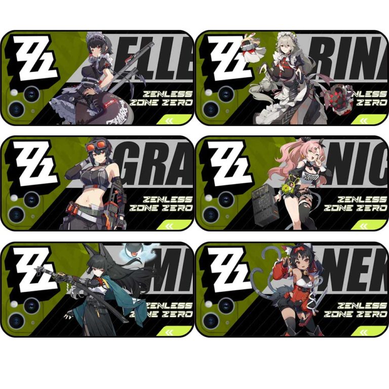 Zenless Zone Zero Phone Cases ZZZ Merch New Eridu Agents - RegisBox