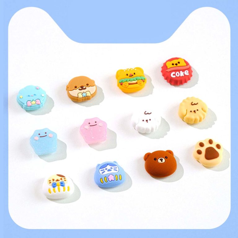 Cute Thumb Grips For Switch OLED Lite Switch Analog Caps Kawaii - RegisBox